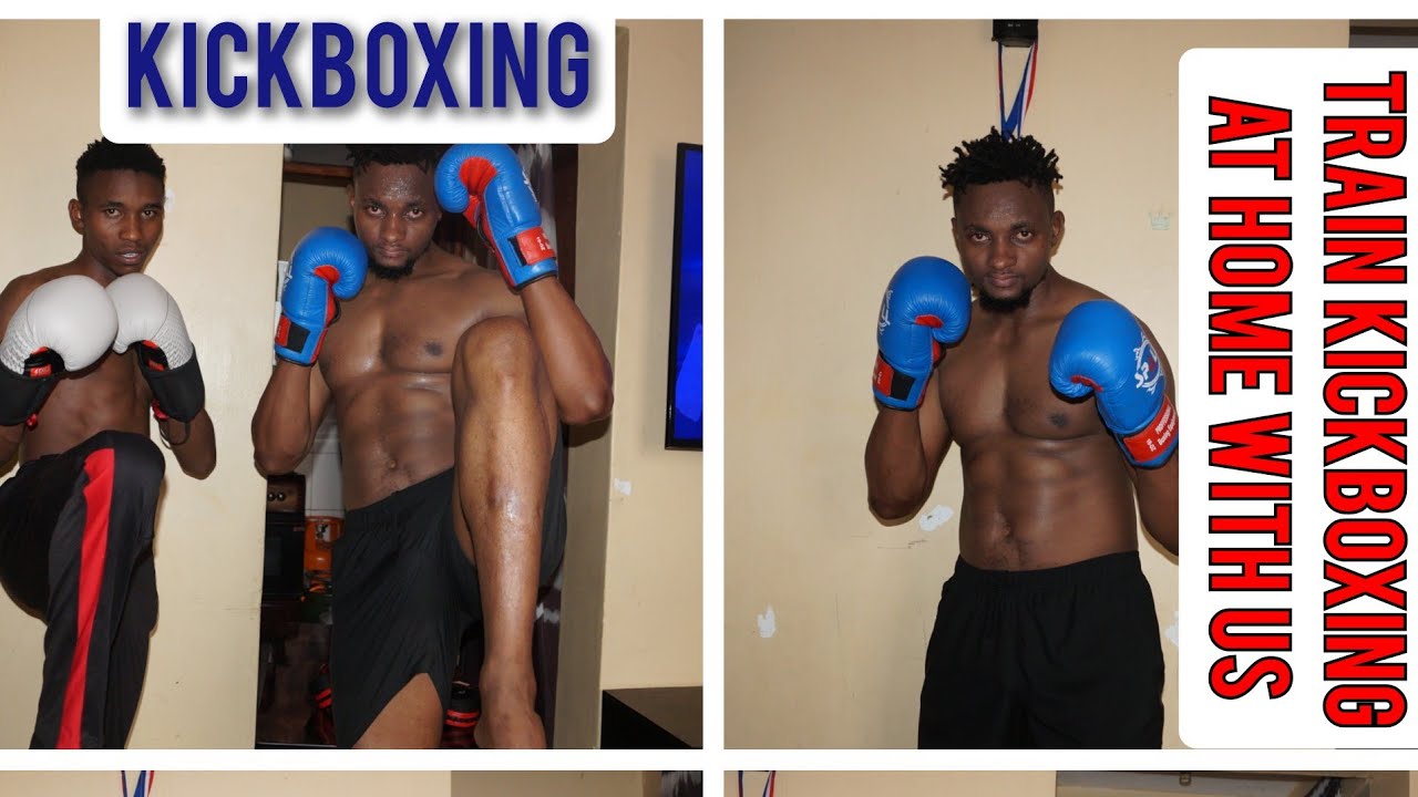 kickboxing pad workout at home - YouTube