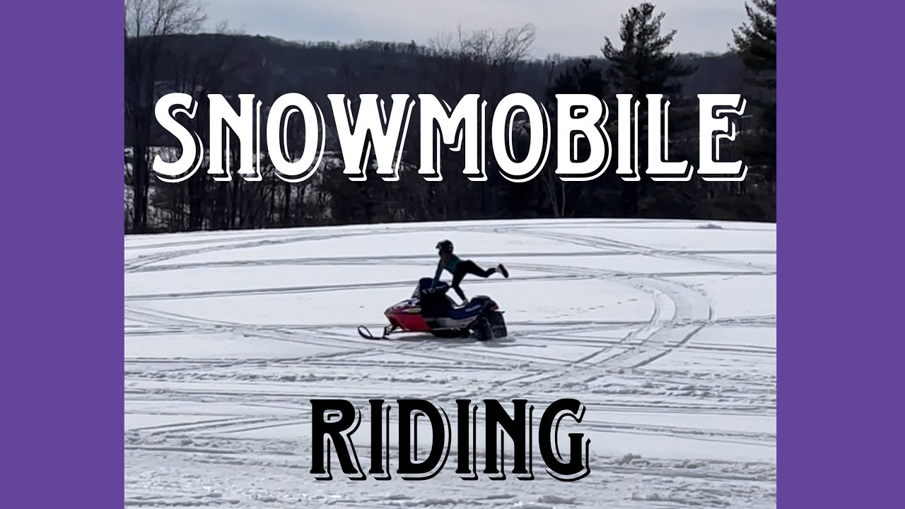 Snowmobile riding | stunt riding - YouTube