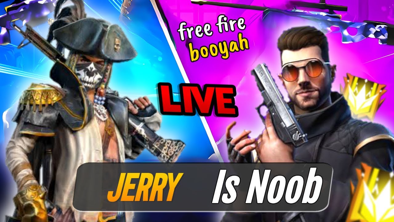 Free fire 1st time noob gameplay | Noob | Freefire | Live | Jerry| - YouTube