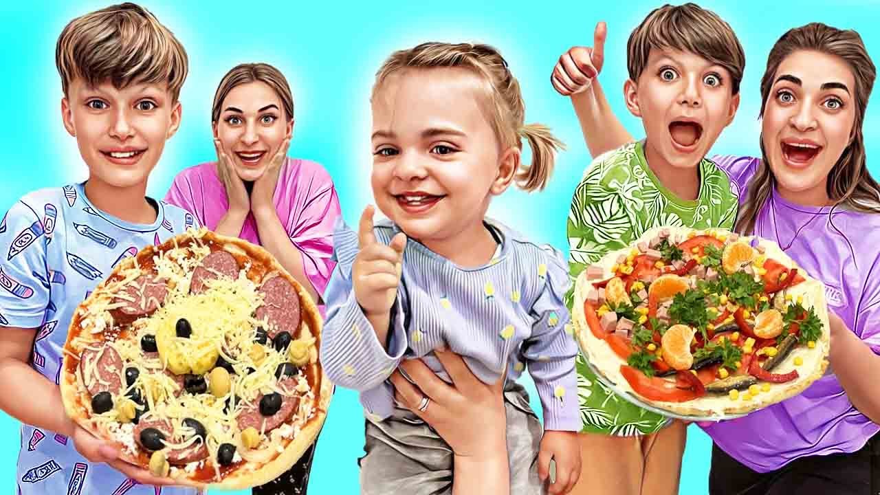 Baby MELLA DECIDE 🌶️/ PIZZA CHALLENGE🍕 - YouTube