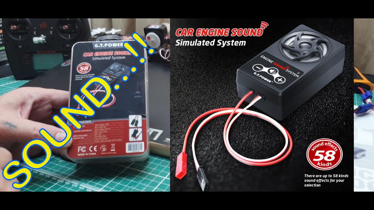 GT Power Car and Truck Sound Simulator - for Drift Cars Crawlers and RC ...