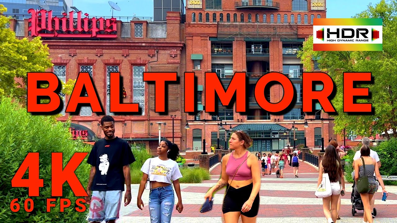 Beautiful Day in Baltimore Maryland 4K HDR - YouTube