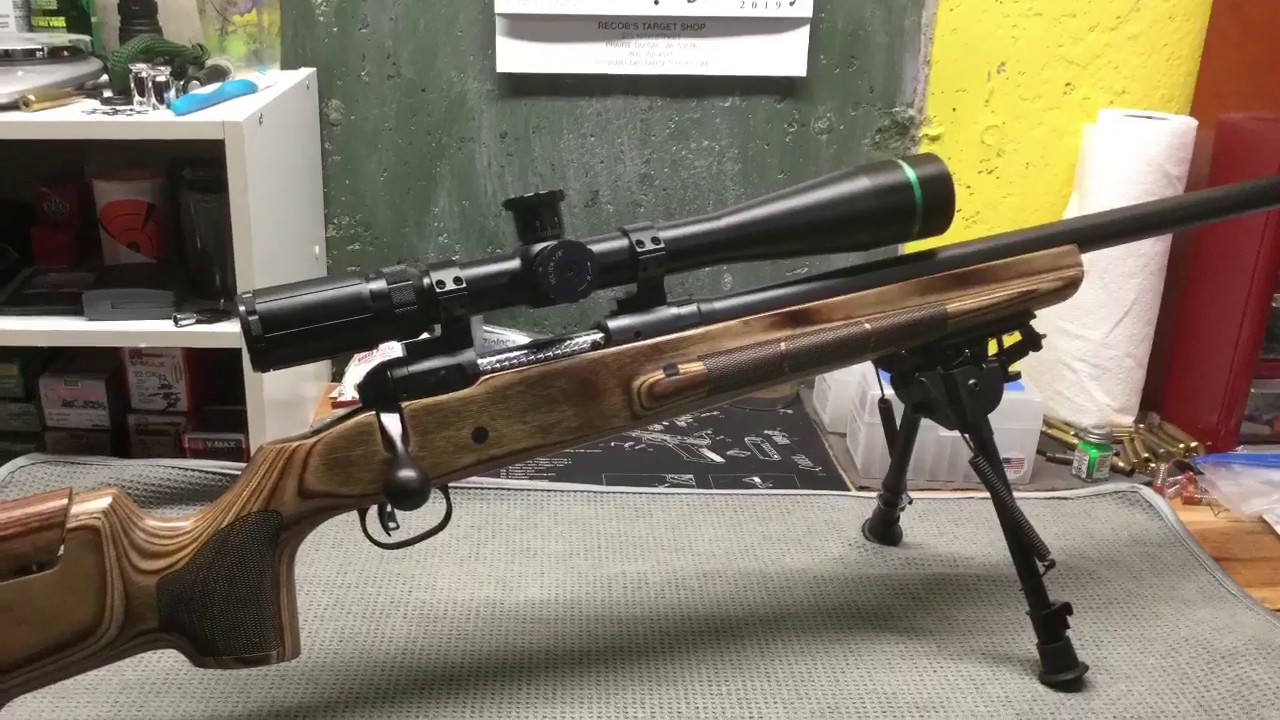 Savage 12 FV with Boyds Stock - Results with 52 gr. SMK and H380 - YouTube