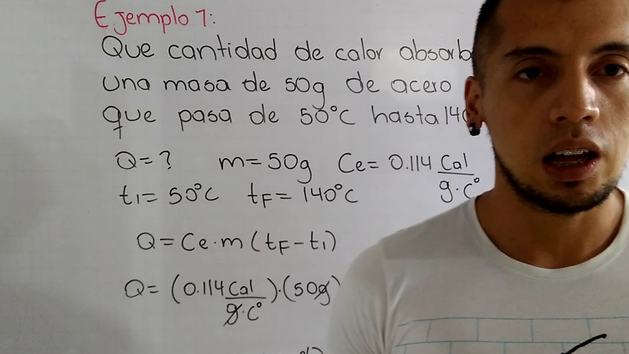 Calorimetría fórmula y ejemplos profeyeiner - YouTube