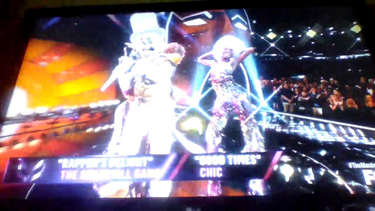 The Masked Singer: The Skeleton sings Rappers Delight - YouTube