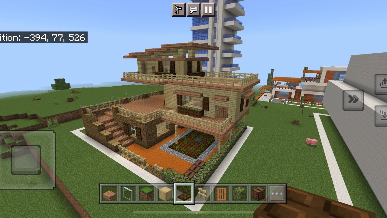 Minecraft:How to build an advanced Starter house-tutorial #youtube # ...