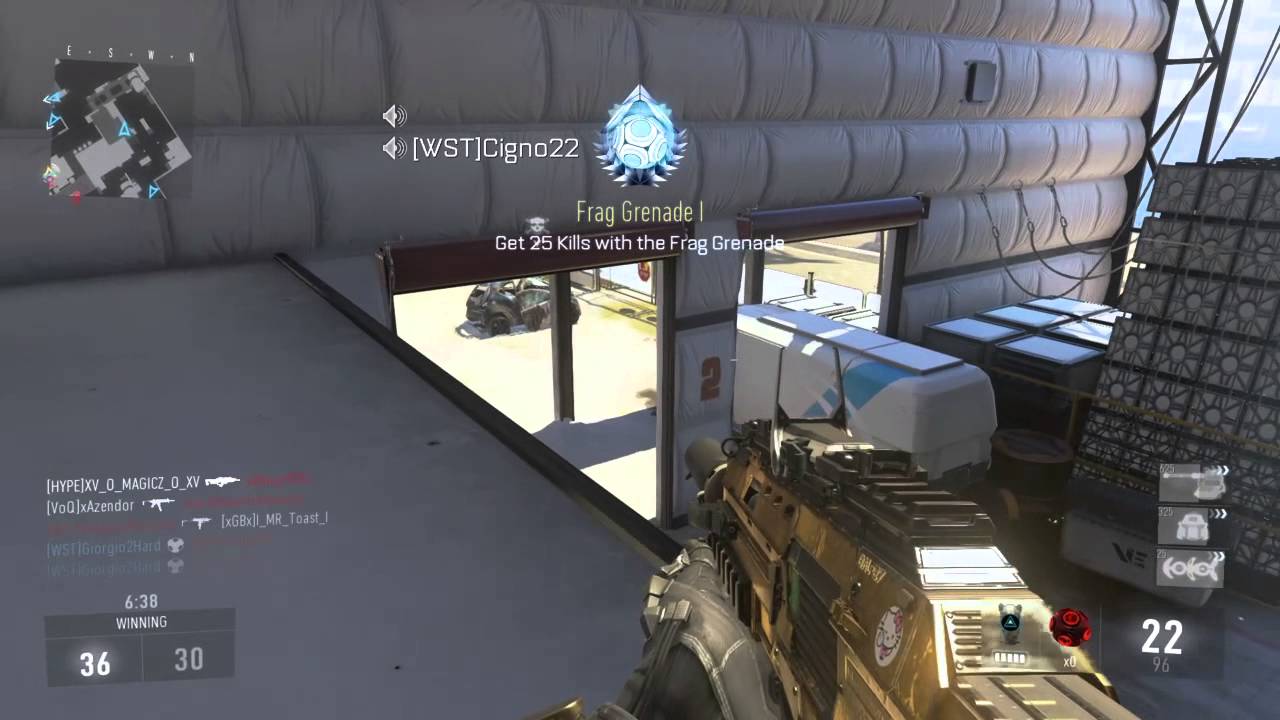 COD: Advanced Warfare doublekill by 1 nade - YouTube
