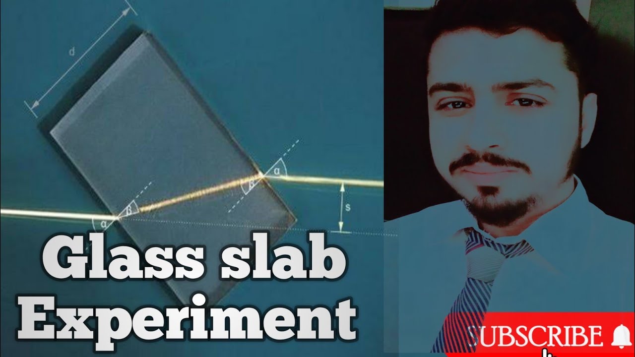 Glass slab by physics Practical | 12.1 10th physics Practical glass ...