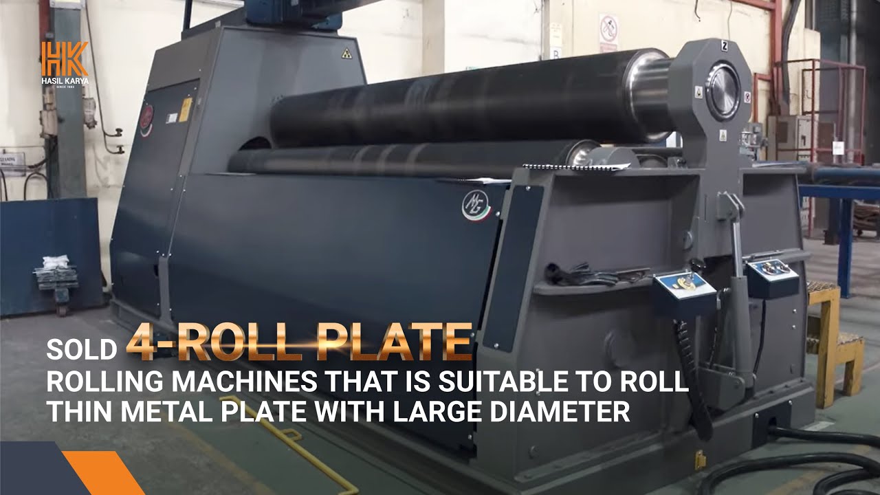 Sold 4-Roll Plate Rolling Machines That Is Suitable To Roll Thin Metal ...