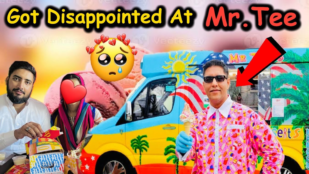 Why Me & Wife Got Disappointed At Mr. Tee 😭 ? || Mr. Tee Icecream ...