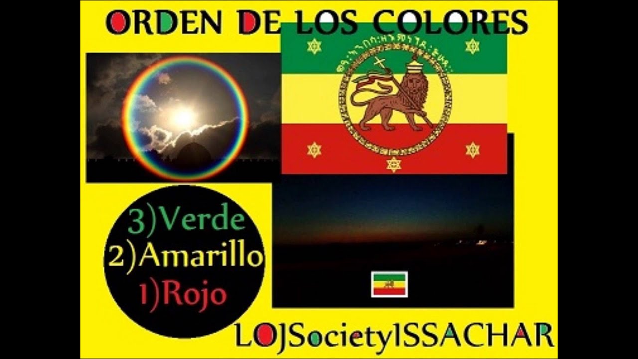 El ORDEN DE LOS COLORES EN LA BANDERA RASTAFARI!(segun S.M.I ...