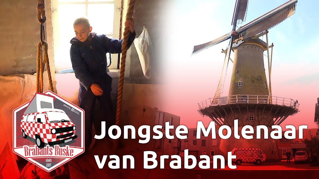 Bram is de jongste Molenaar van Brabant - YouTube