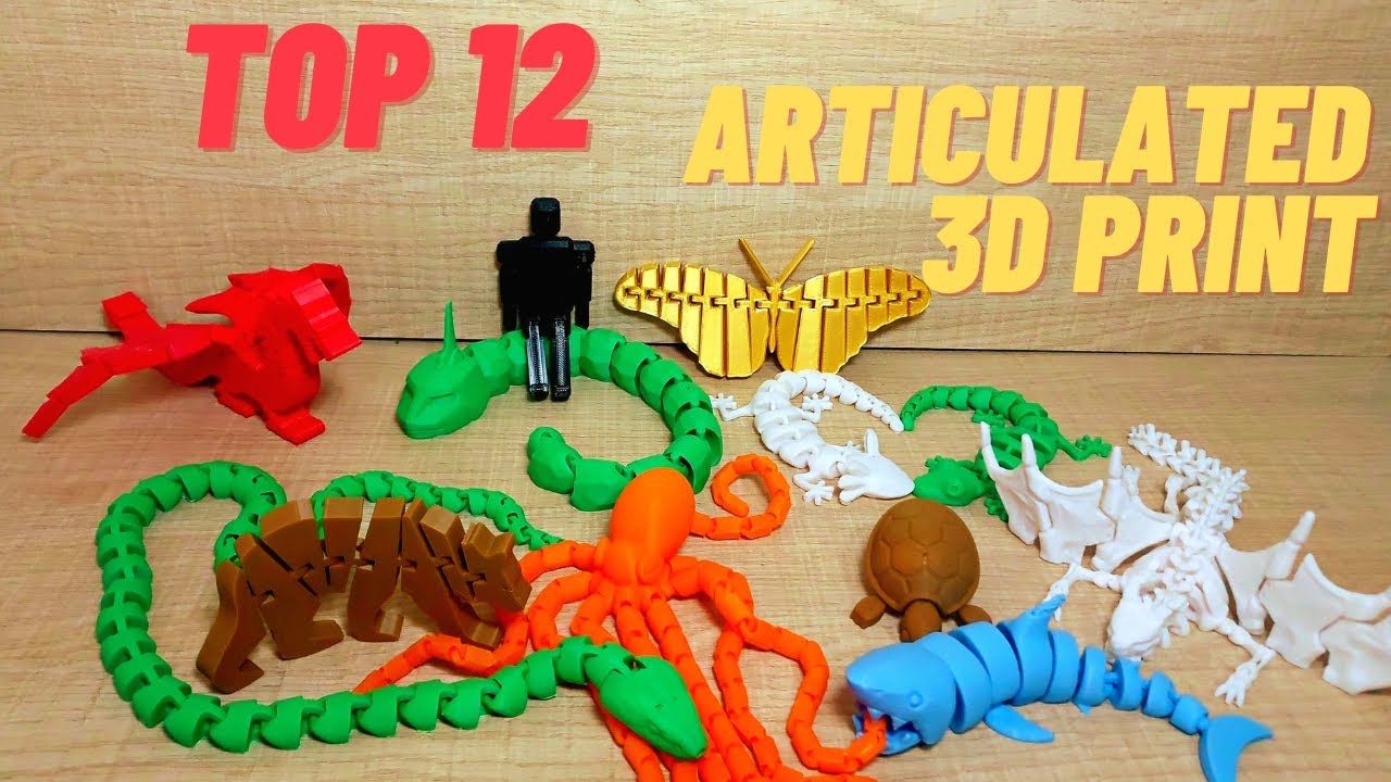 BEST ARTICULATED 3D PRINTED - 3D print timelapse #3dPrinting # ...