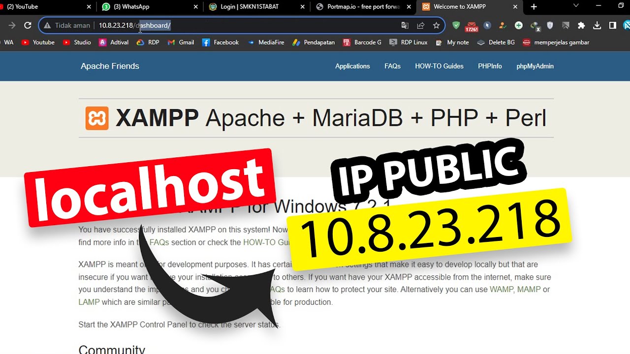Cara MengOnlinekan Localhost ke Internet Menggunakan VPN - YouTube