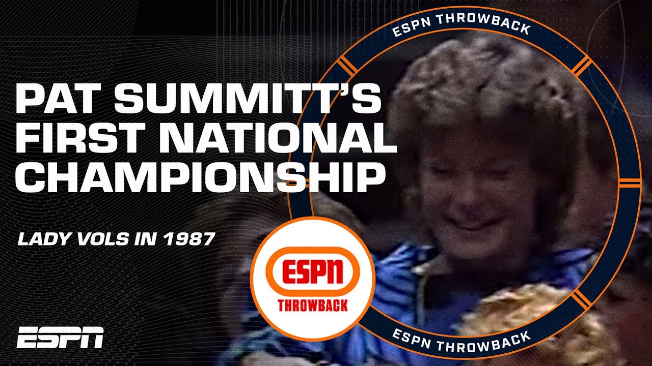 Pat Summitt's FIRST NATIONAL CHAMPIONSHIP in 1987 🍊 [FULL HIGHLIGHTS ...