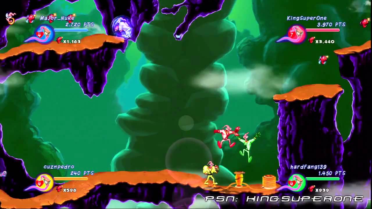 Earthworm Jim HD: Billy the Bin (Co-op) - YouTube