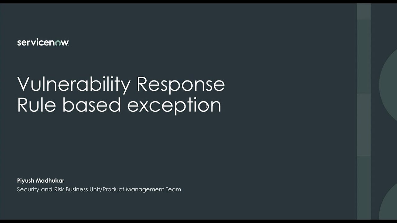 Vulnerable Items: The exception rule - YouTube