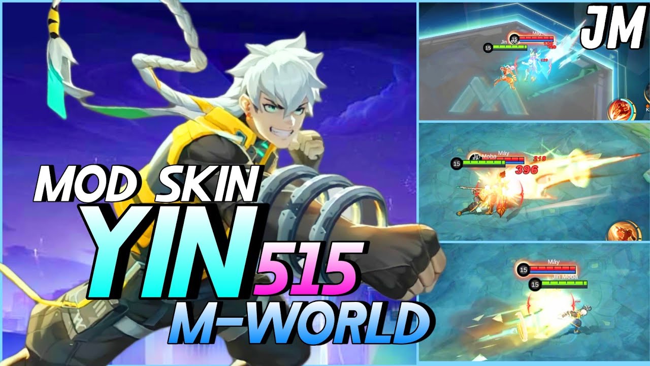 MLBB : Mod Skin Yin M-WORLD - Jin Moba - YouTube