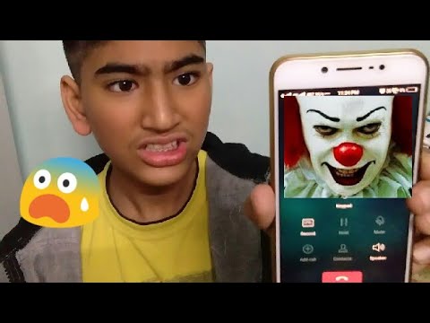 "OMG! KILLER CLOWN VIDEO CALL ME" *HE REVEAL HIS FACE* - YouTube