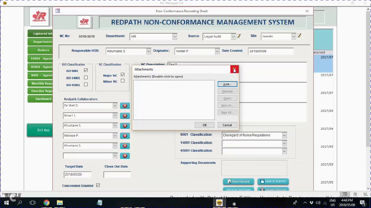NCR Manager 0.6 Capturing Page - YouTube