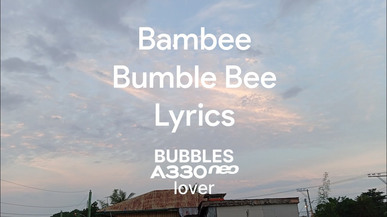Bambee - Bumble Bee - Lyrics Video - YouTube