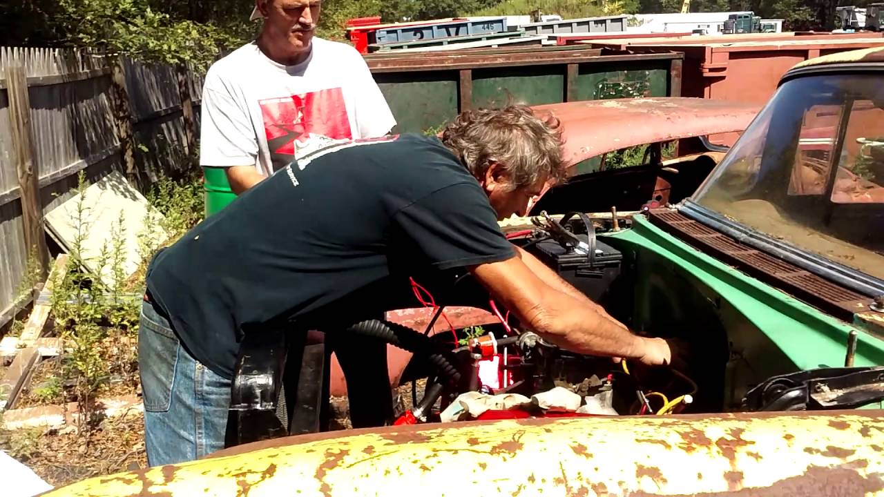 Resurection of a 1955 chevy - YouTube