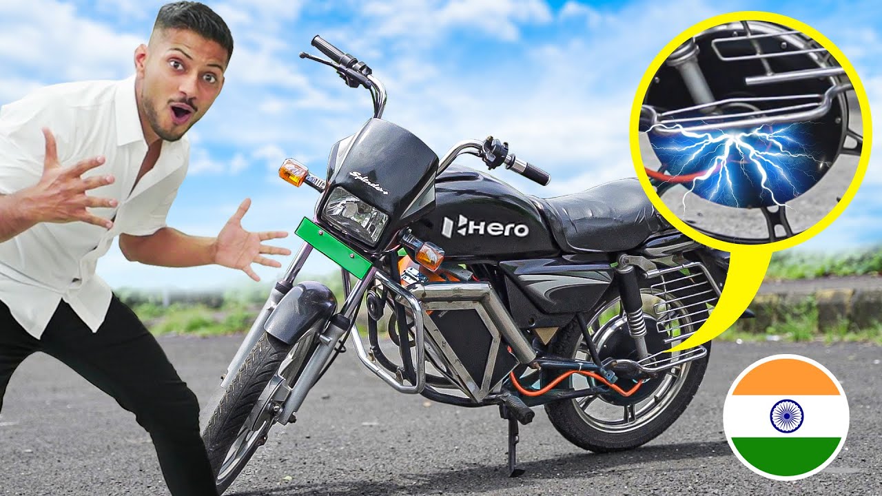India's First Electric Splendor ! - YouTube