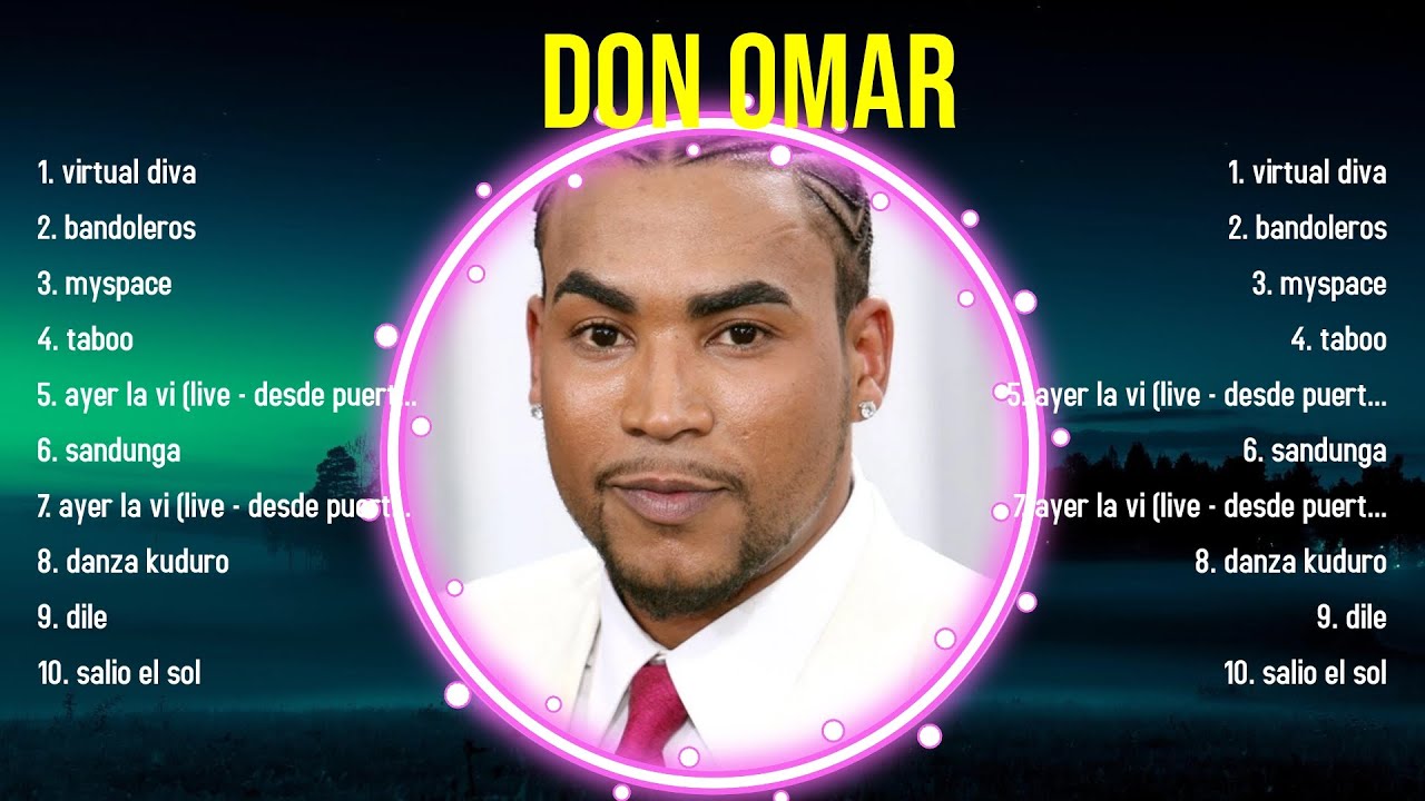 The best of Don Omar full album 2024 ~ Top Artists To Listen 2024 - YouTube