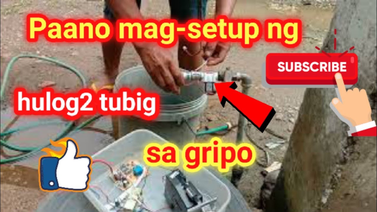 Paano mag-setup ng water vendo machine/hulog2 tubig sa gripo.. - YouTube