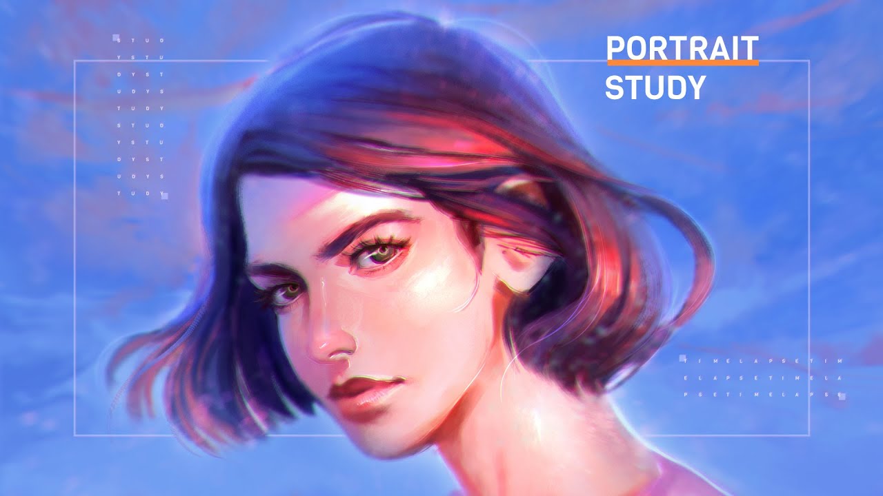 Photo study. Portrait speedpaint #5 - YouTube