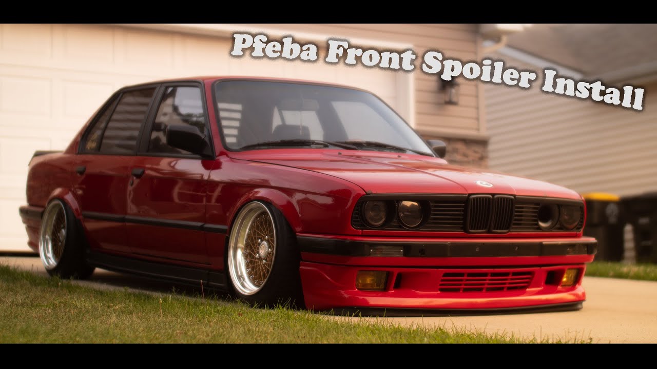 Bmw E30 Summer Update 2024: Repainting Bumper/Installing Pfeba Front Spoiler (Ep 8) - YouTube