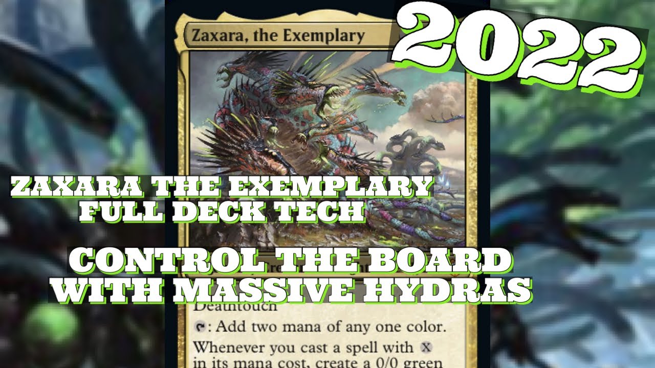 Zaxara The Exemplary Full Deck Tech Control The Board With Massive ...