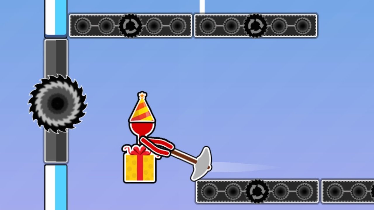 Satisfying and relaxing ASMR Mobile Games - Stickman Hammer climb - YouTube