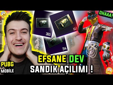 BELEŞ 300 TANE DEV YENİ SANDIK AÇILIMI | Pubg Mobile Takipçimin Hesabını Fulledim