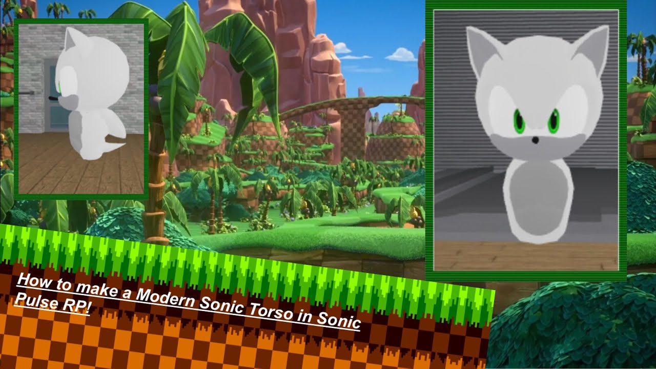 How to make a Modern Sonic Torso in Sonic Pulse RP! - YouTube