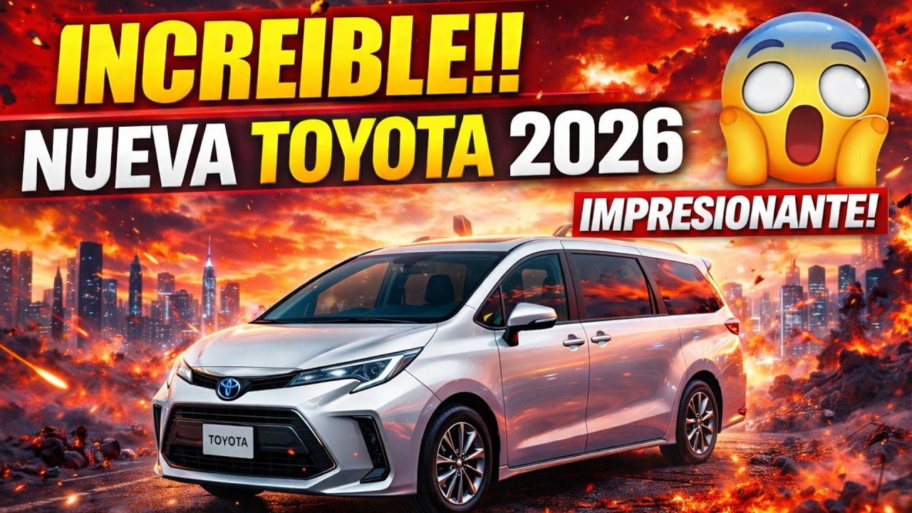 CONFIRMADO: LA TOYOTA COROLLA MINIVAN 2026 YA ESTÁ AQUÍ Y ES MÁS BARATA ...