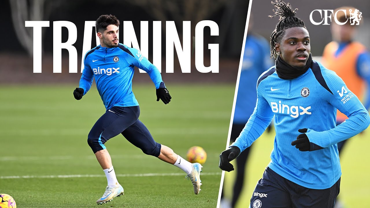 TRAINING pre-Tottenham 💪 | Chelsea Training | Chelsea FC 24/25 - YouTube
