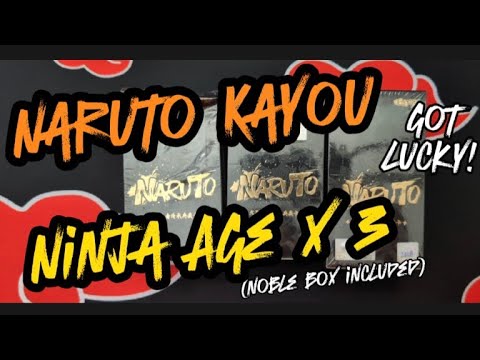 Opening 3x Naruto Kayou Ninja Age Booster Boxes! Luck-no-Jutsu 🔥🔥🔥 ...