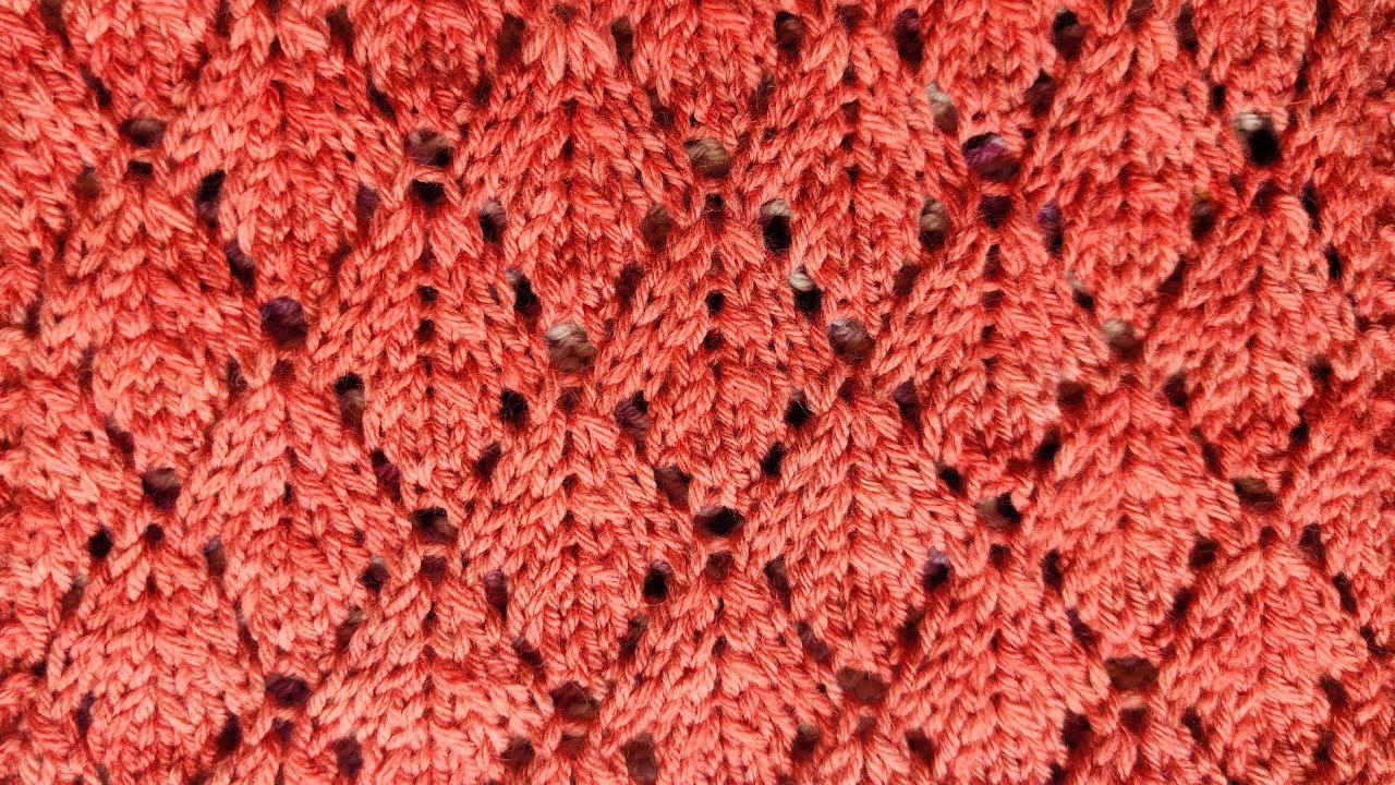 Free Lace Rectangle Pattern Knitalong 22 - YouTube