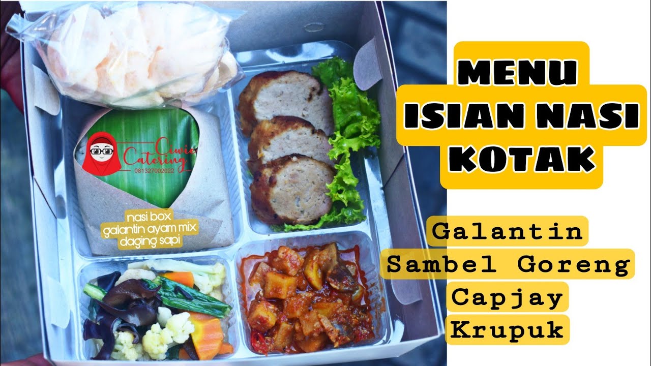 RESEP CAPJAY UNTUK ISIAN NASI KOTAK | PESANAN CATERING | IDE MENU NASI ...