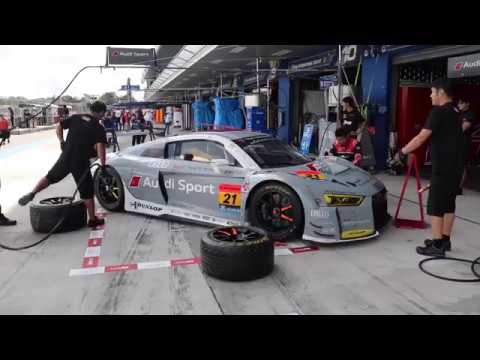 SUPER GT-Pit Stop Practice No.21 Audi R8 - YouTube