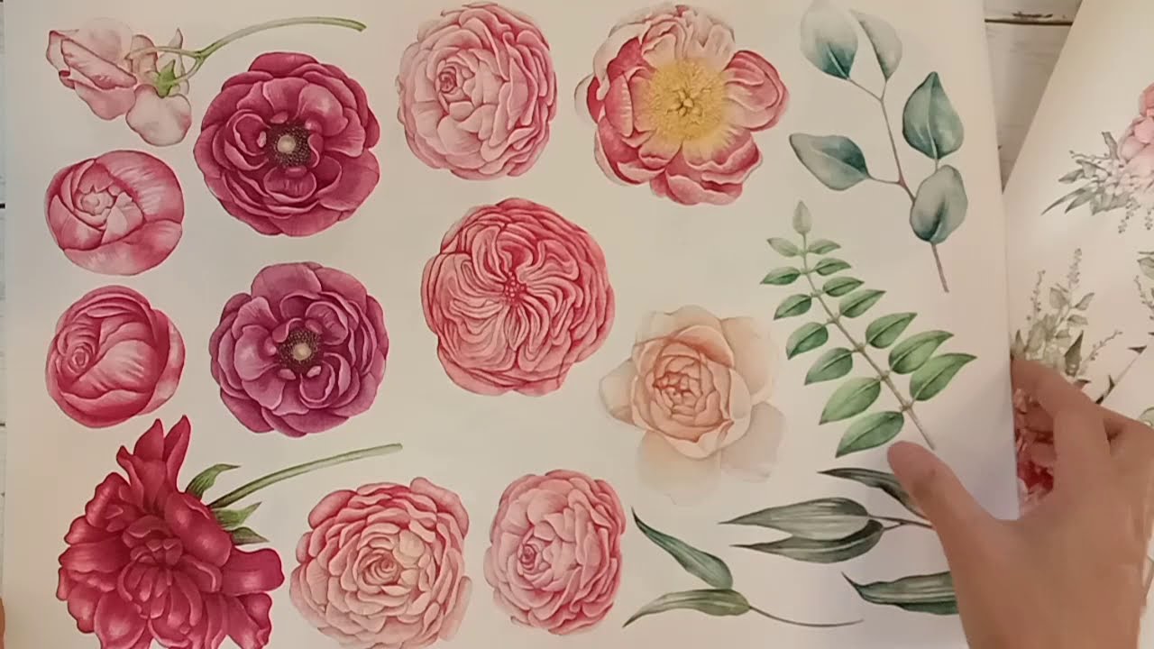 [YT38D]《Introduction of SuNi Art latest Series Decoupage paper 》 《素霓手作工 ...