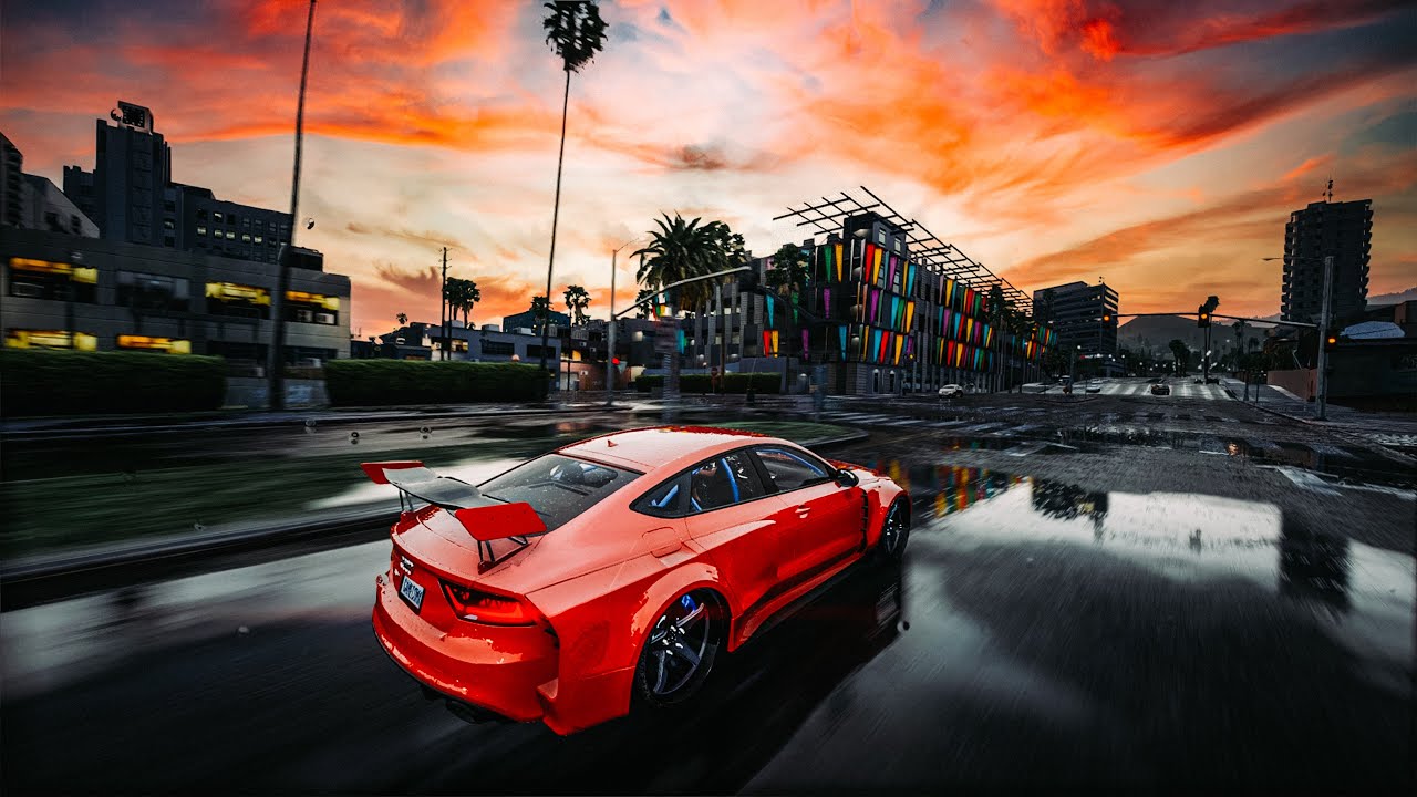 GTA 6 Ultra Realistic Graphics With Audi RS7 & Audi Q8 Gameplay - Ray ...