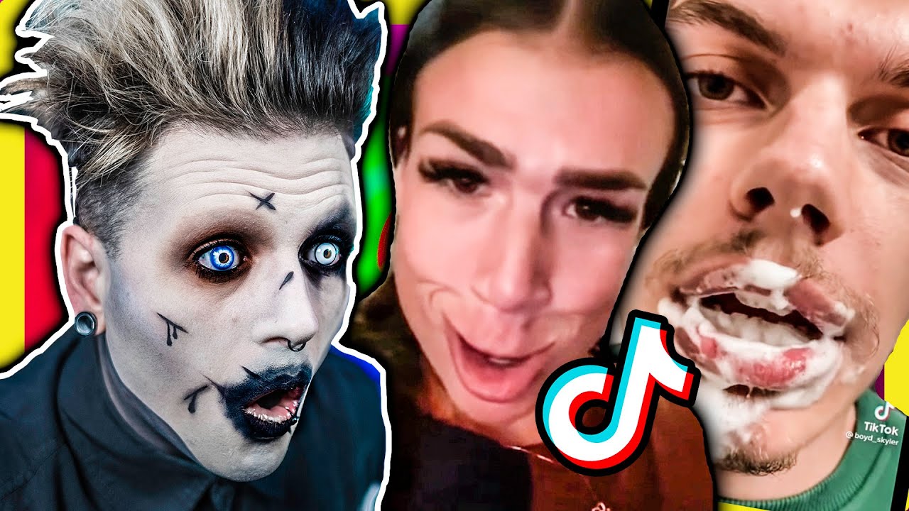 GOTH REACTS TO FUNNY TIKTOKS AND ACTUALLY LAUGHS - YouTube