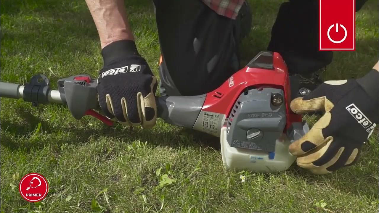 How to use an EFCO Strimmer - YouTube