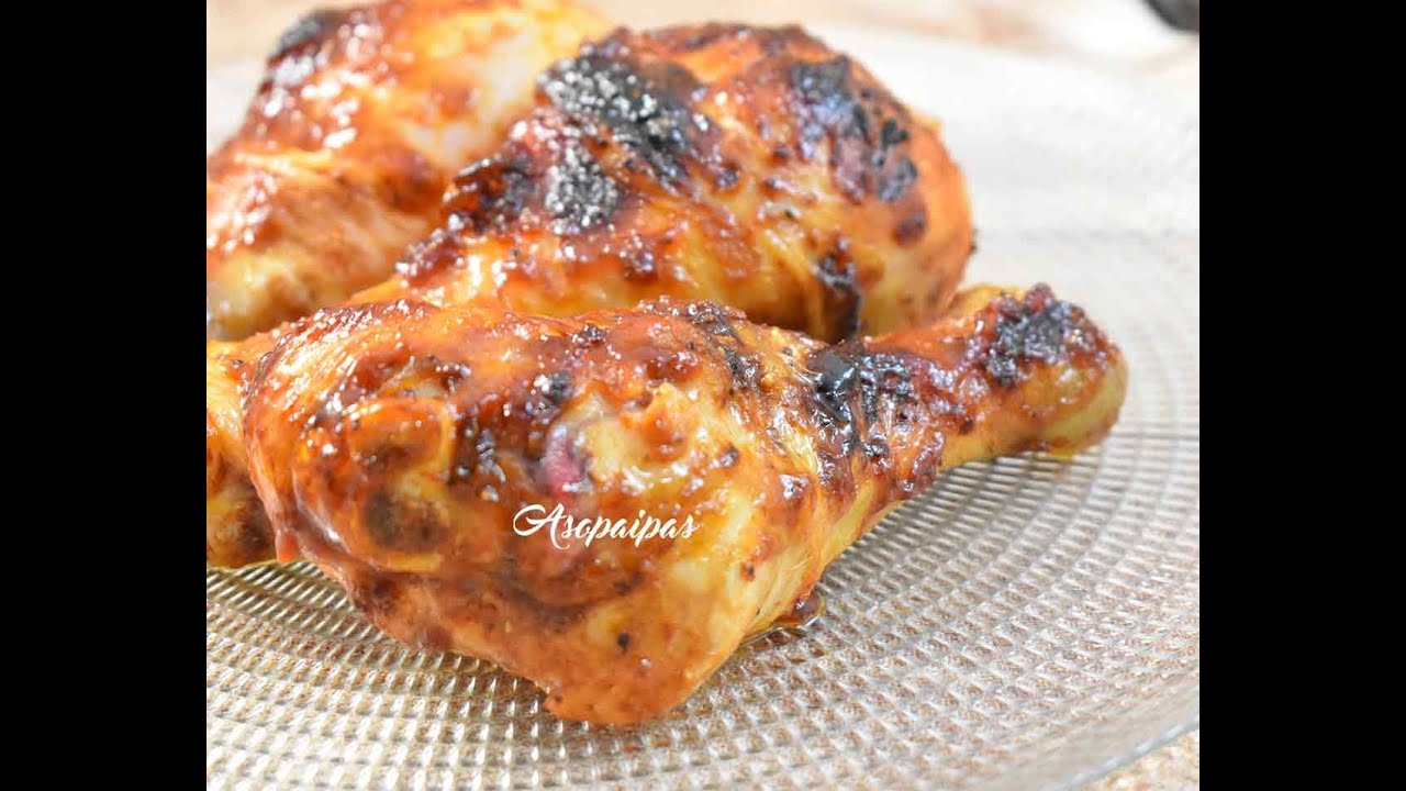 Muslos de Pollo con Especias en Freidora - YouTube