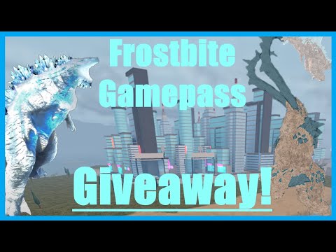 FROSTBITE GAMEPASS GIVEAWAY!! Frozen Behemoth + Frostbite Godzilla ...