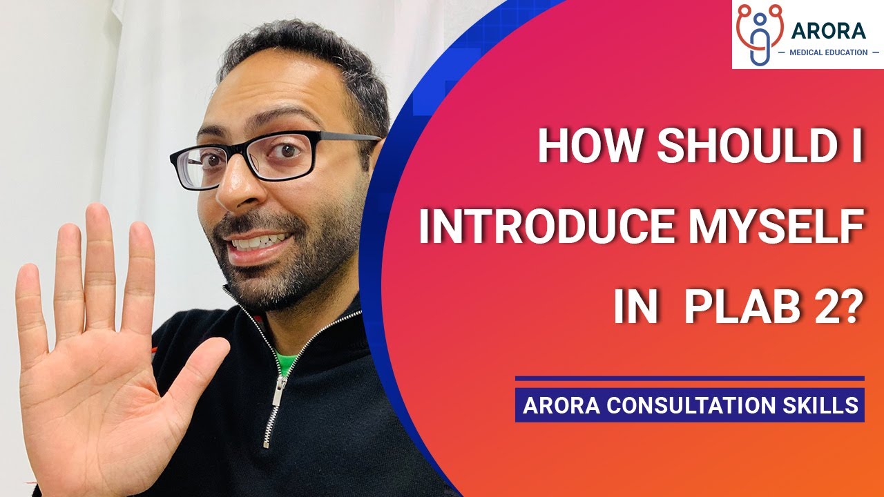 How should I introduce myself in the PLAB 2 exam? - YouTube