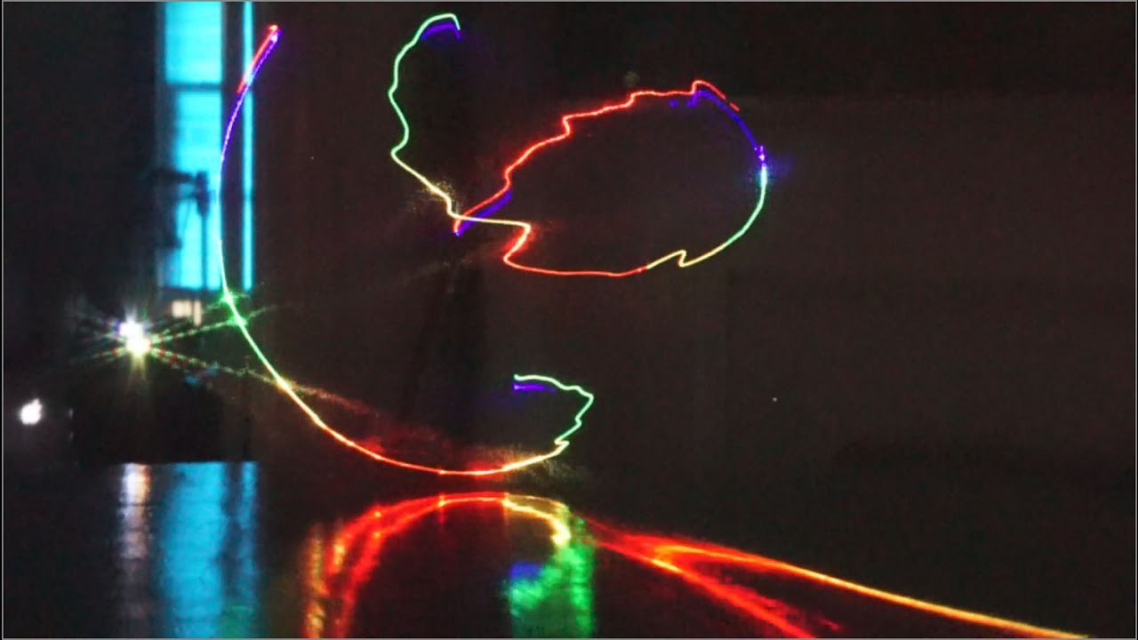 Laser in Mid-Air - Scrim Effect + LaserDock - YouTube
