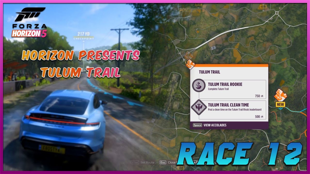 Forza Horizon 5 Presents TULUM TRAIL Race 12 - 4K Gameplay - YouTube